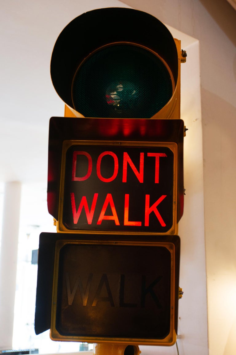 Walk, Don't Walk Traffic Light at 1stDibs | dont walk sign, walk don't ...