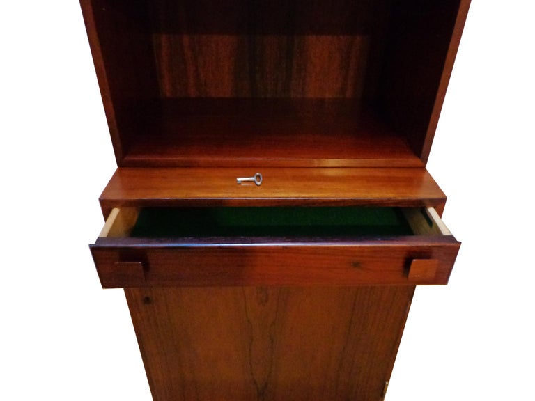 Wall Cabinet of Rosewood Designed by Takashi Okamura and Erik ...