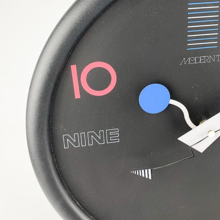 Wall Clock Designed by Nicolai Canetti in the 1980s for Canetti For ...