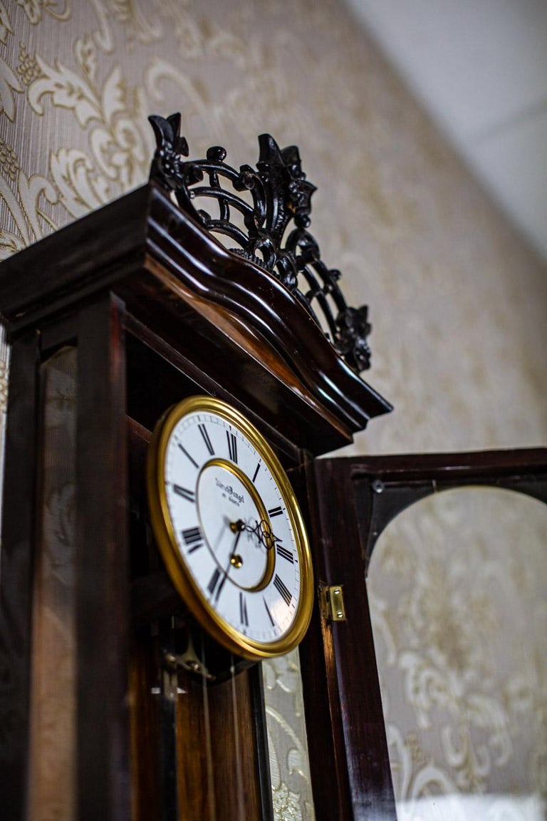 Austria-Hungarian Wall Clock From the Late 19th Century For Sale at 1stDibs