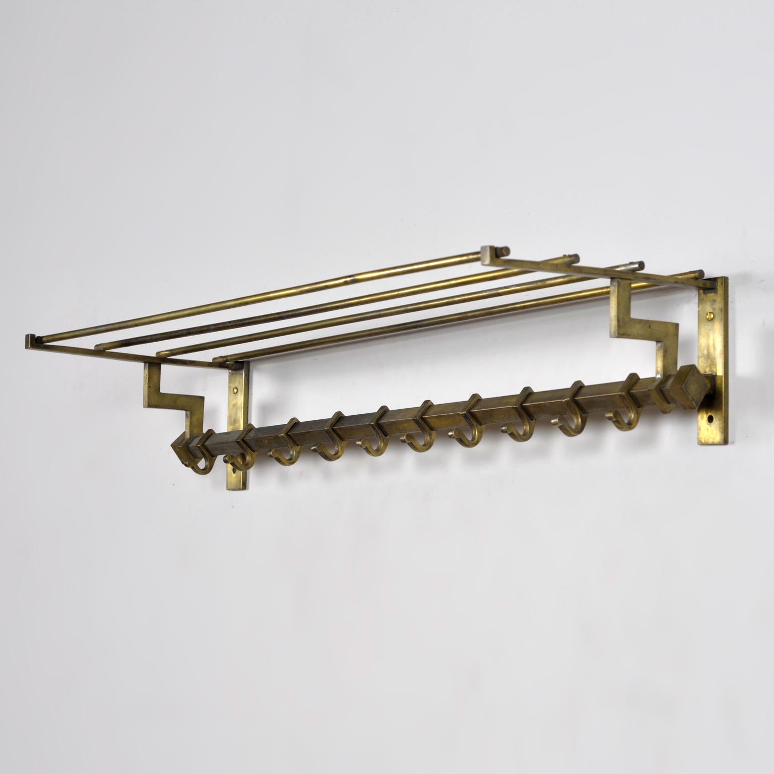 Wall coat rack, 1920s at 1stDibs