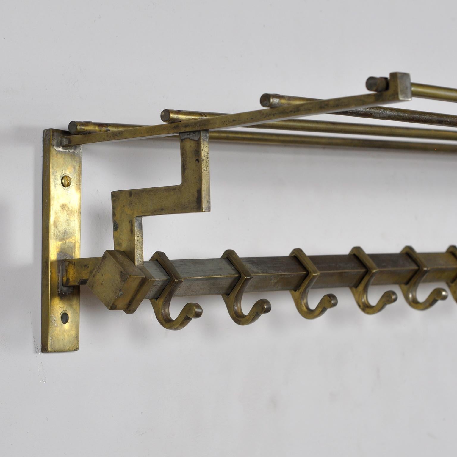 Wall coat rack, 1920s at 1stDibs