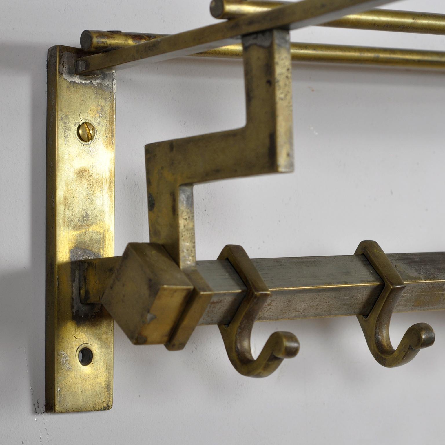 Wall coat rack, 1920s at 1stDibs
