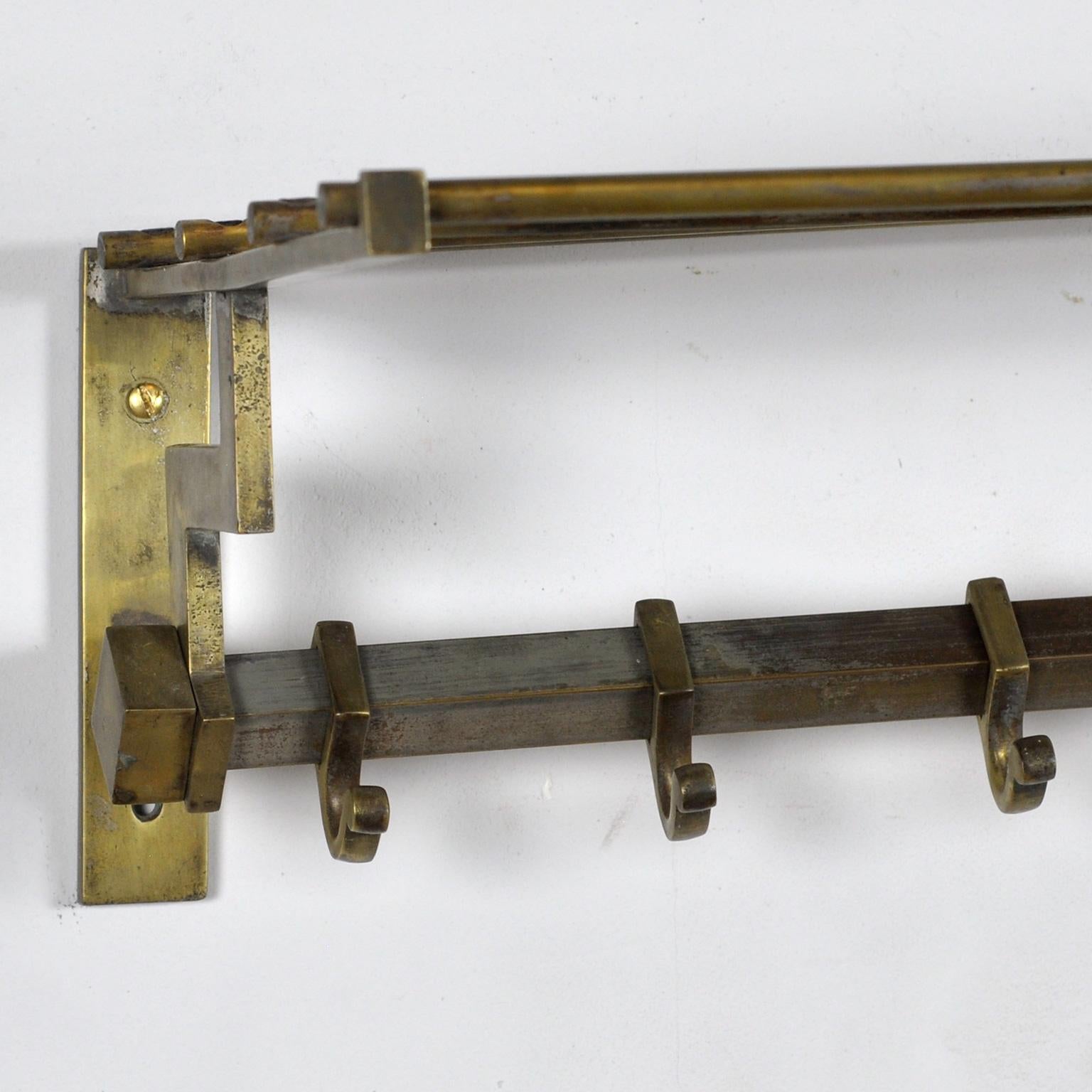Wall coat rack, 1920s at 1stDibs