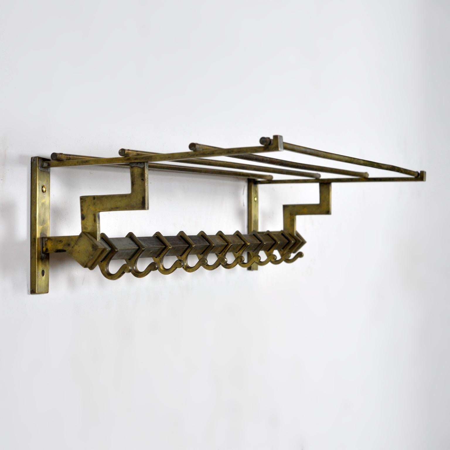 Wall coat rack, 1920s at 1stDibs
