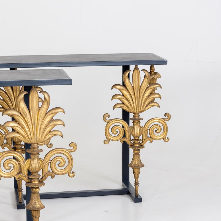 Wall Consoles with Classicist Decorations by Moritz Geiss, 19th / 21st ...