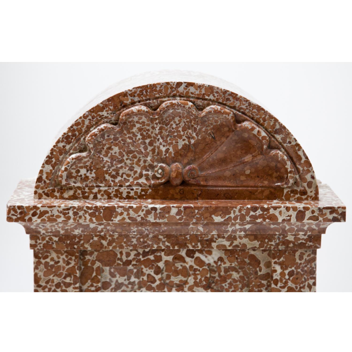 Wall Fountain out of Adnet Marble, 19th Century at 1stDibs