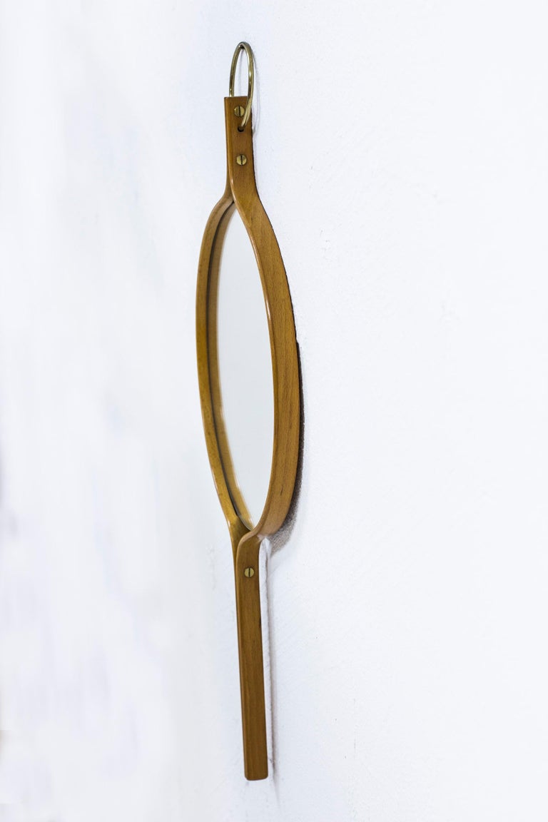 Wall or Hand Mirror "S-17" by Hans-Agne Jakobsson at 1stDibs