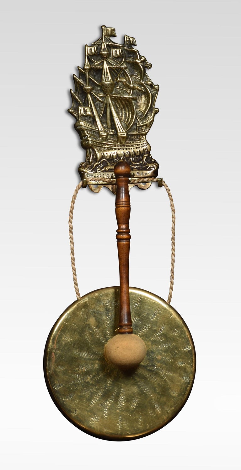 Wall Hanging Dinner Gong For Sale at 1stDibs