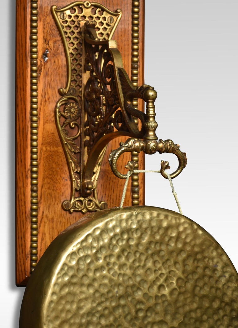 Wall Hanging Dinner Gong For Sale at 1stDibs