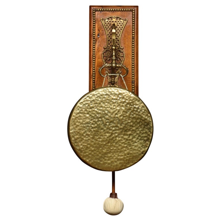 Wall Hanging Dinner Gong For Sale at 1stDibs