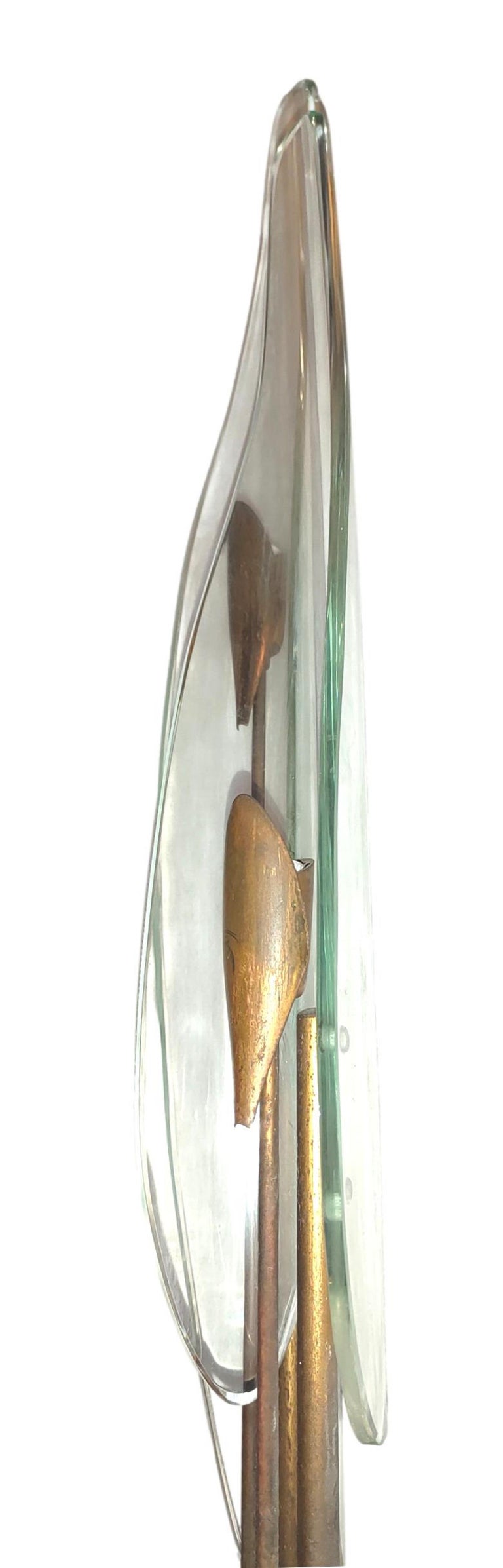 Wall Lamp 1461 Model Fontana Arte Design Max Ingrand, 1950 For Sale at ...