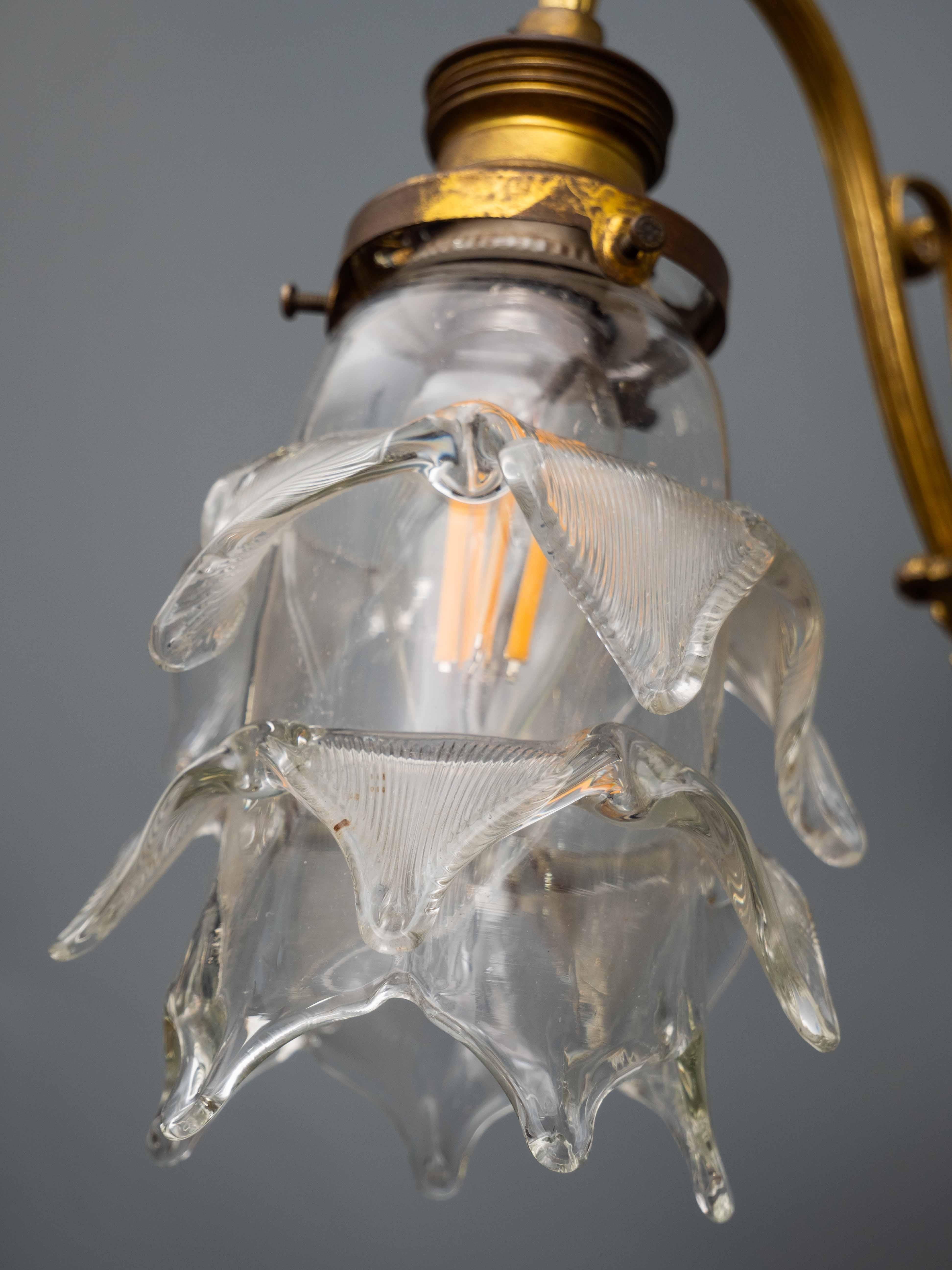 Wall lamp / appliqué made of gilded bronze For Sale at 1stDibs