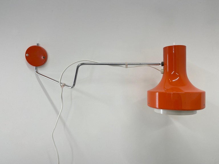 Wall Lamp by Josef Hůrka for Napako, 1960's at 1stDibs
