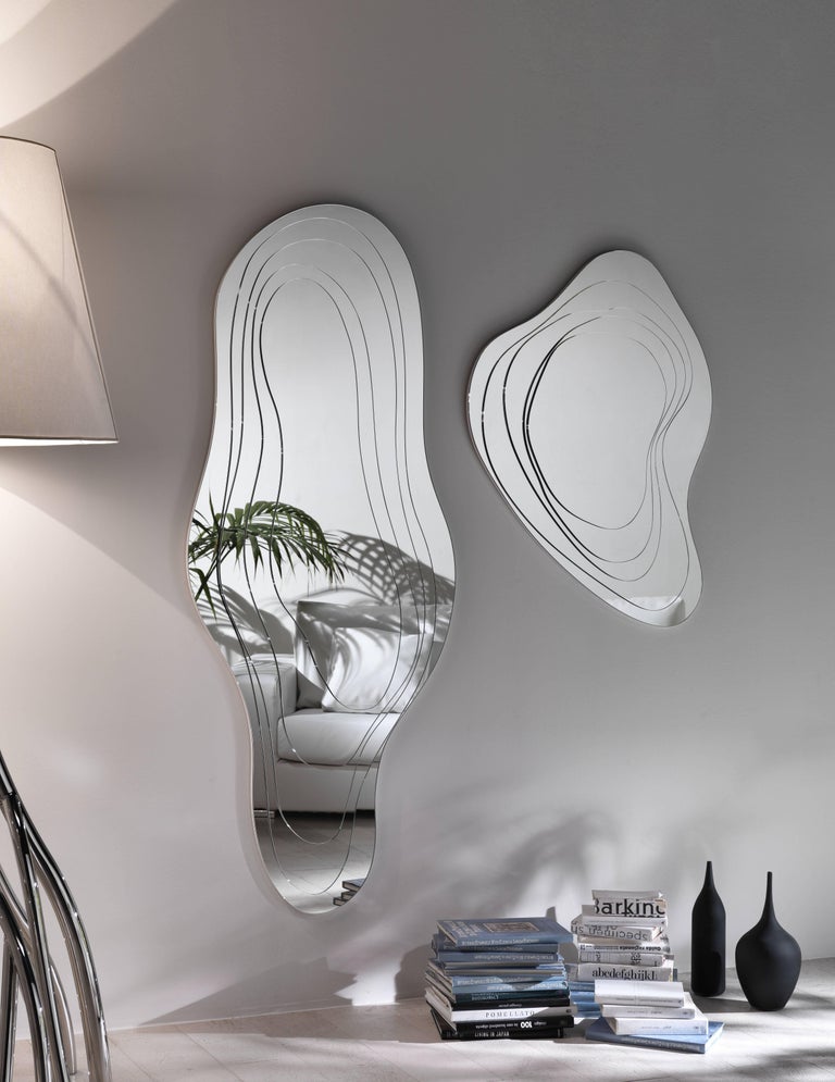 Wall Mirror Decorative Italian Contemporary Design at 1stDibs