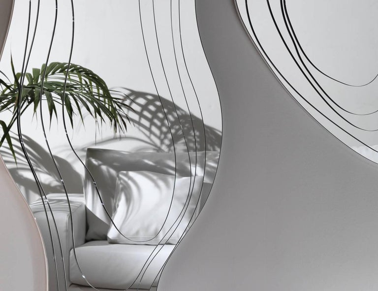 Wall Mirror Decorative Italian Contemporary Design at 1stDibs