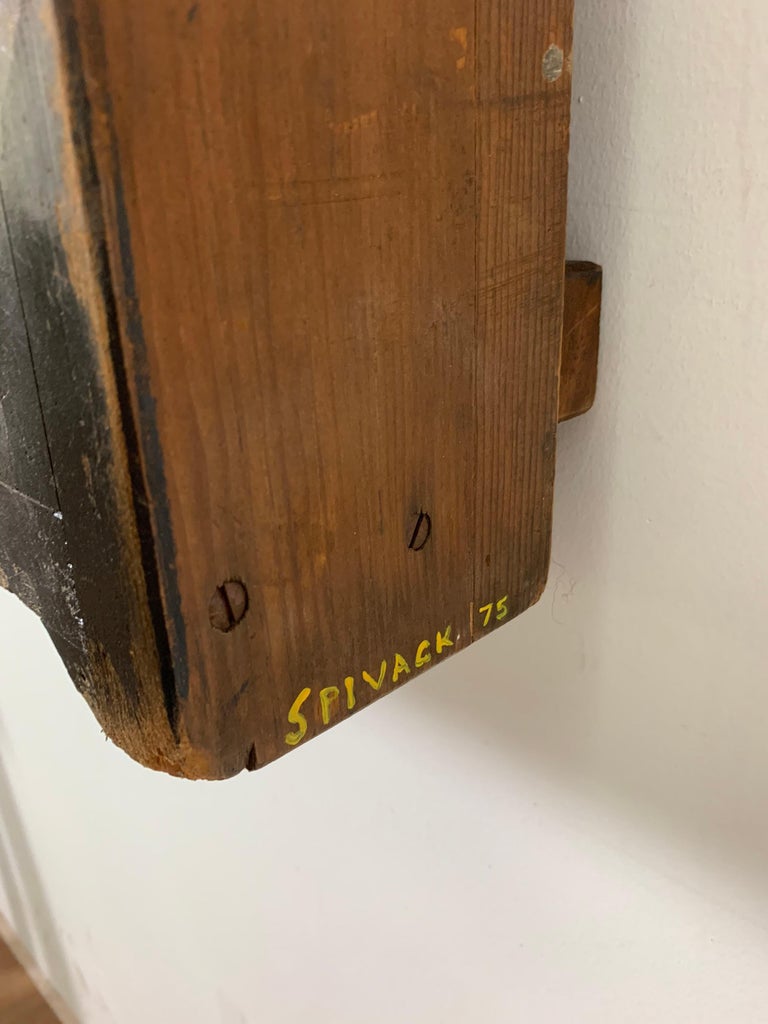 Wall Mounted Found Objects Sculpture by Mayer Spivack Dated 1975 For ...