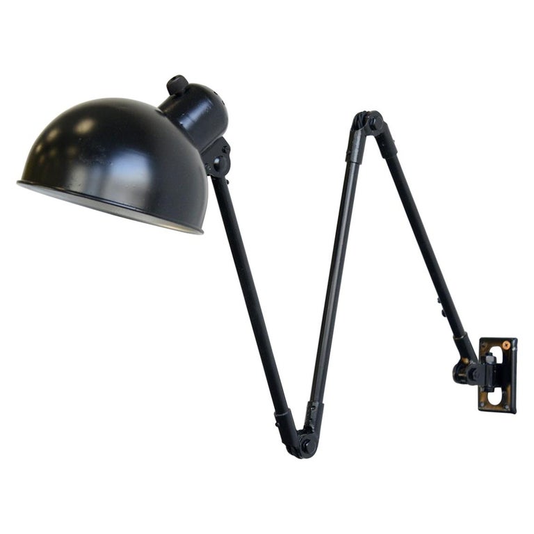 Wall Mounted Task Lamp By Christian Dell For Koranda 1920s at 1stDibs