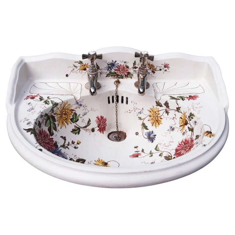 Wall Mounted Victorian Cloakroom Basin For Sale at 1stDibs