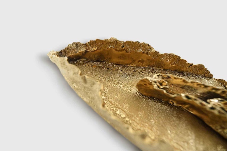 Wall Piece Model #20 Contemporary Gold Ceramic by Liu Xi Chinese Design ...