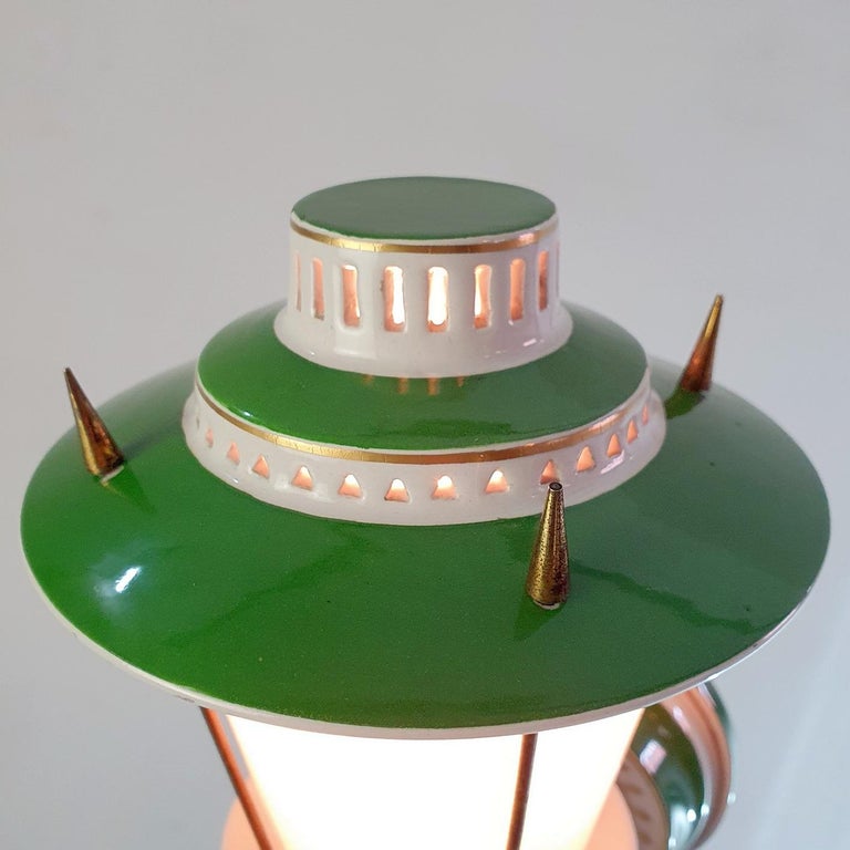 Wall Sconces in Porcelain Guiled Age Style For Sale at 1stDibs