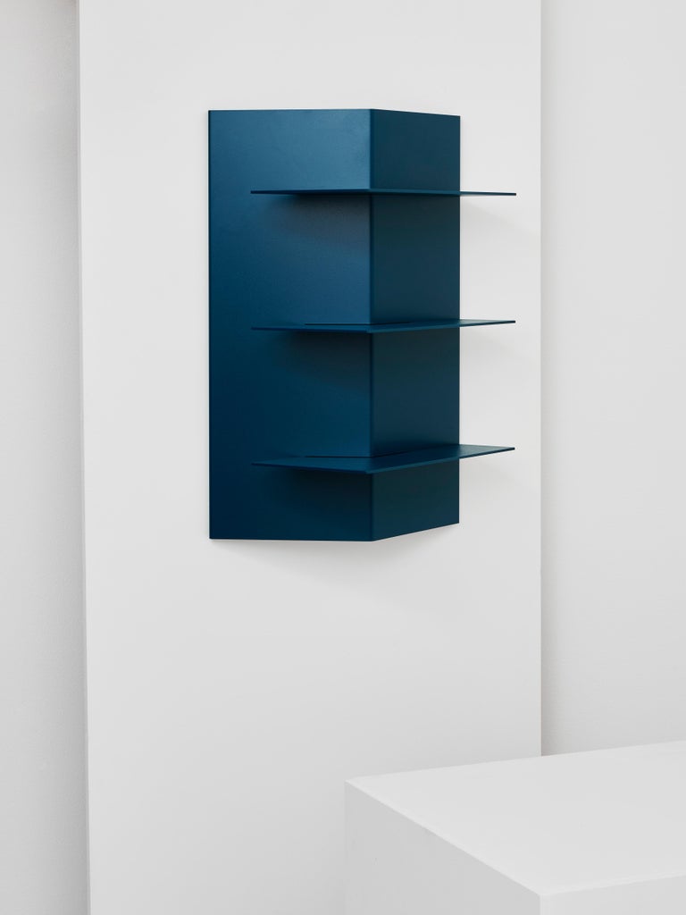 Wall Shelf- Folded Handcrafted in Germany by Atelier Ferraro For Sale ...