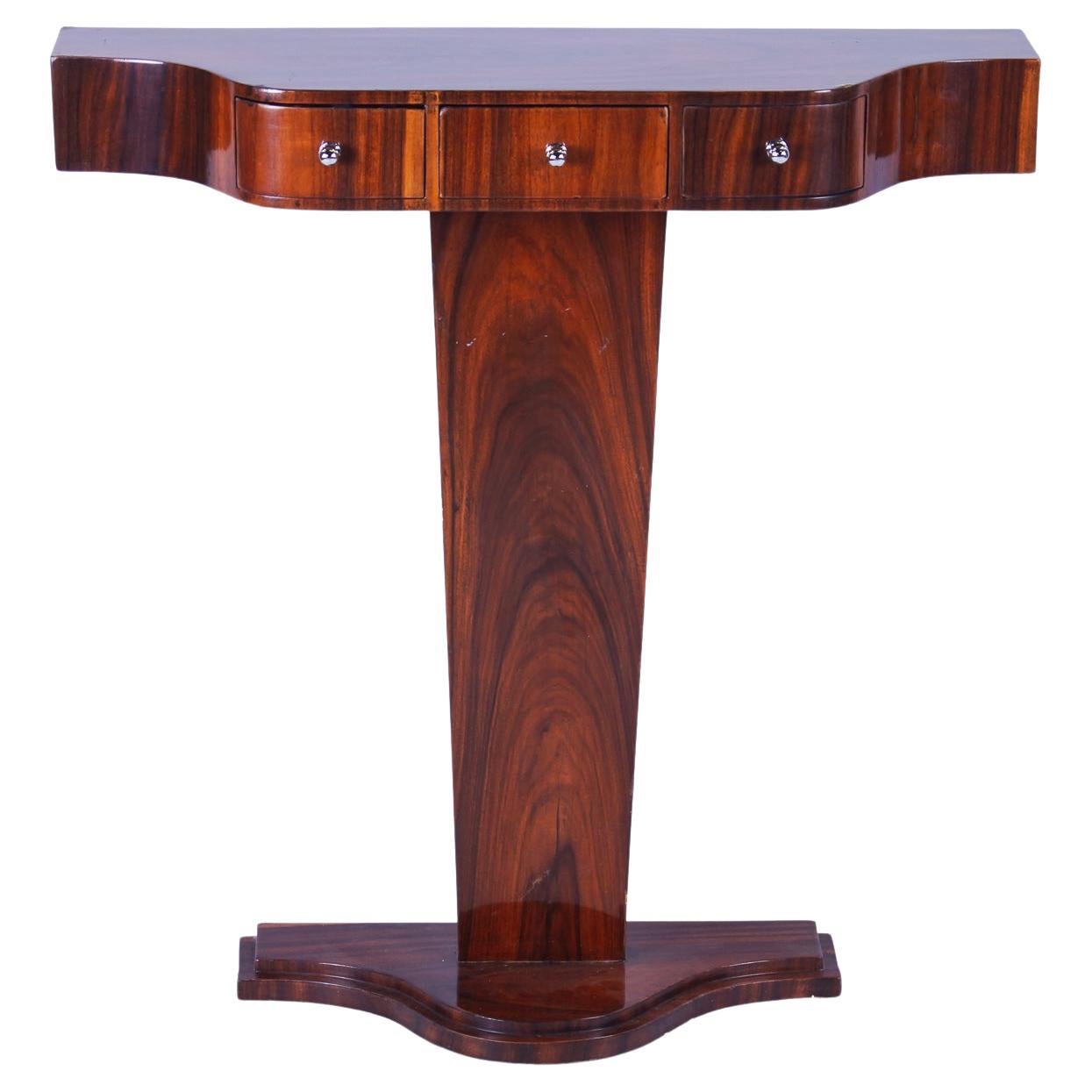 Wall table Rosewood - Laquered at 1stDibs
