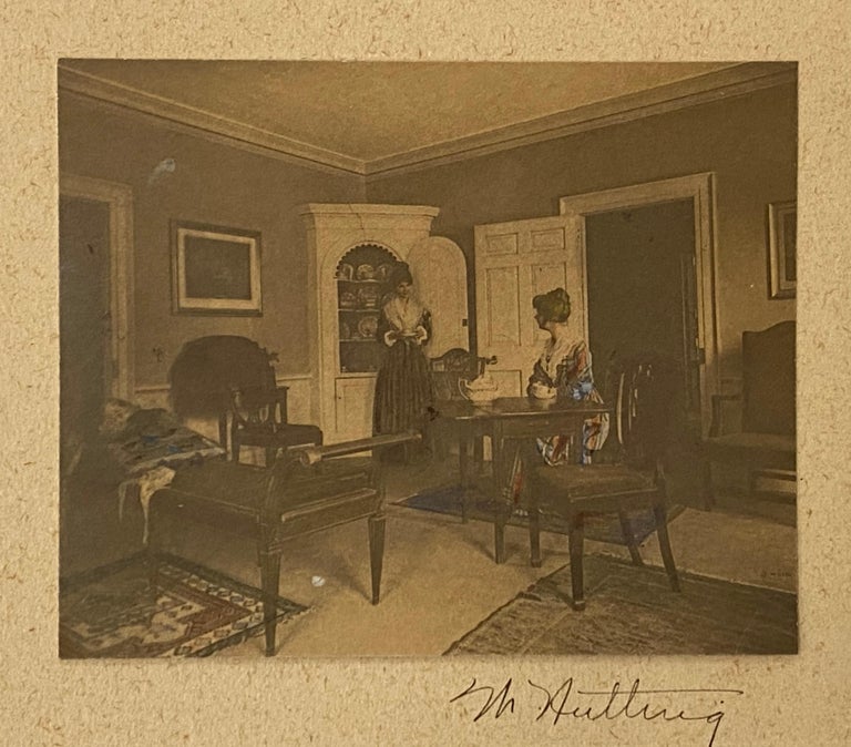 Wallace Nutting - Early 20th C. Hand Tinted Interior Scene Photographs ...