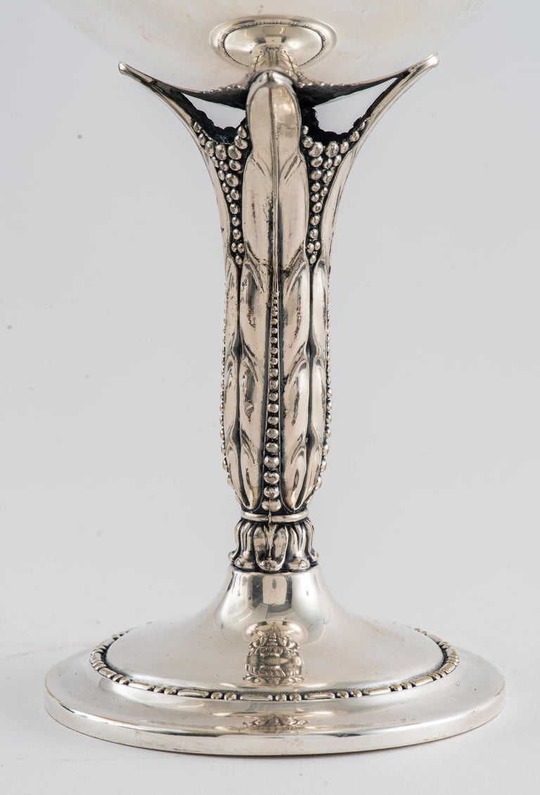 Wallace Silver-Plate Raised Compote Dish w/ Lid For Sale at 1stDibs