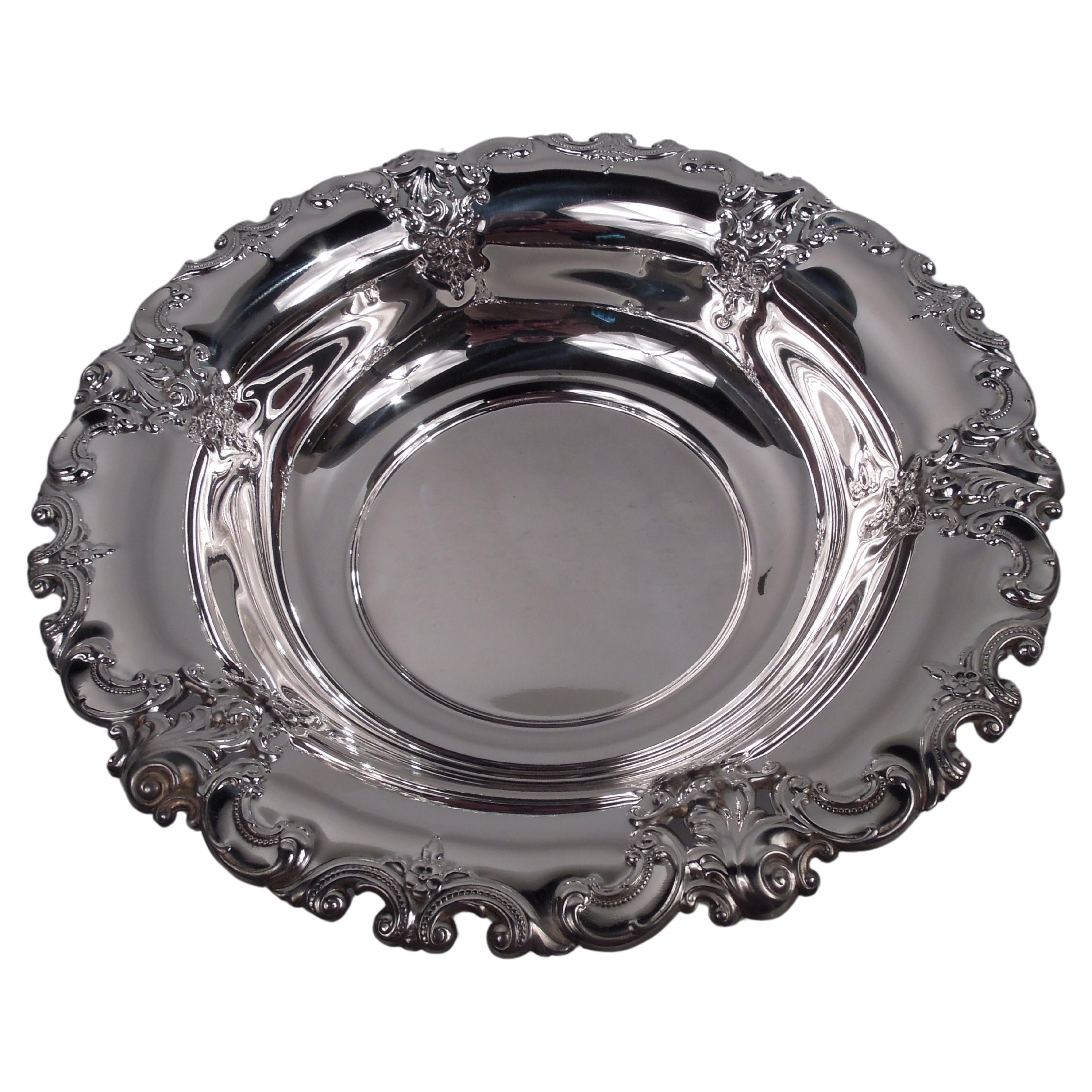 Wallace Sterling Silver Serving Bowl in Classic Grande Baroque Pattern ...