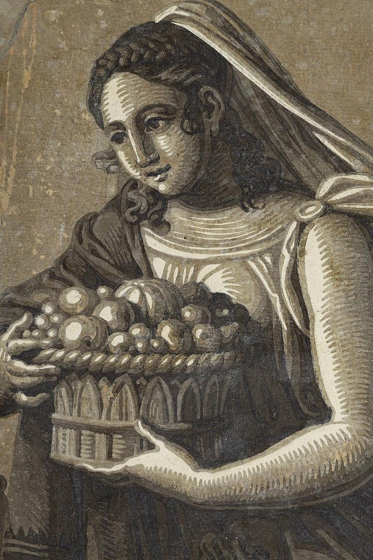 Fototapete ""Zeus gefüttert von der Ziege amalthée"", Kaiserzeit im ...