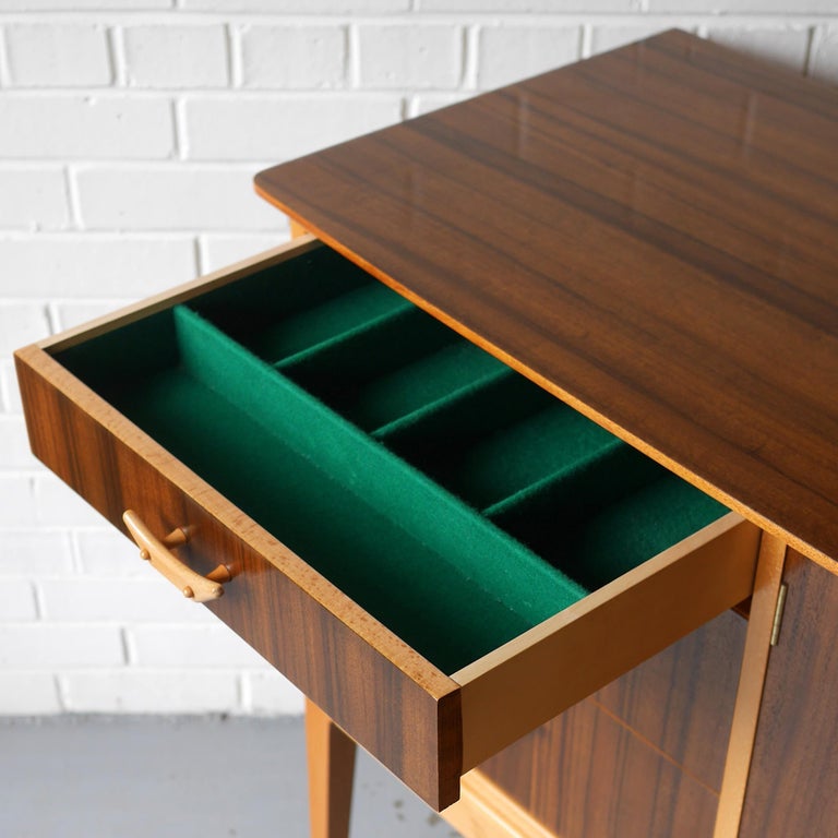 Walnut and Beech Sideboard by Vesper Furniture, circa 1957 For Sale at ...