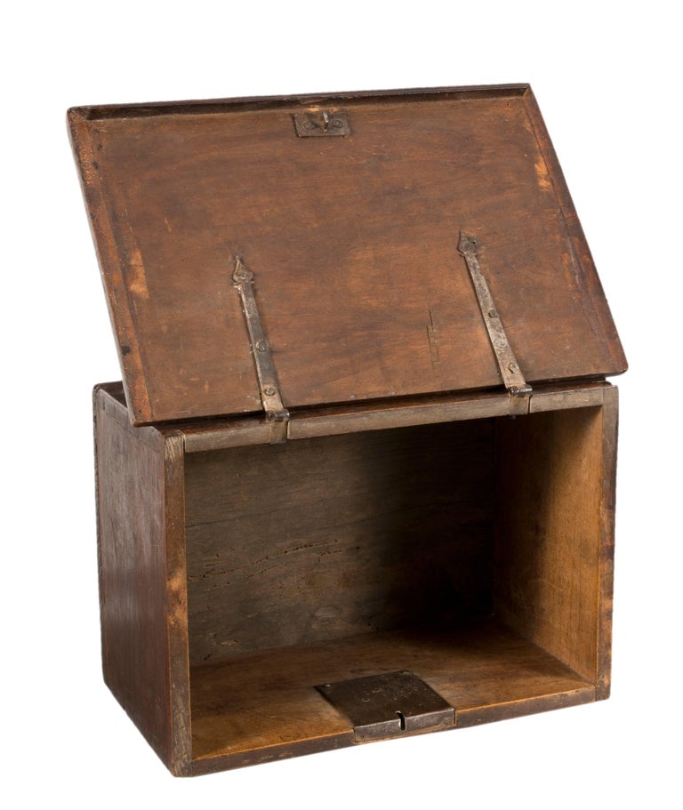 Walnut and Metal Small Chest, 17th Century For Sale at 1stDibs | small ...