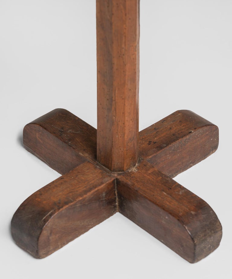 Walnut and Oak Primitive Side Table, France, circa 1860 at 1stDibs