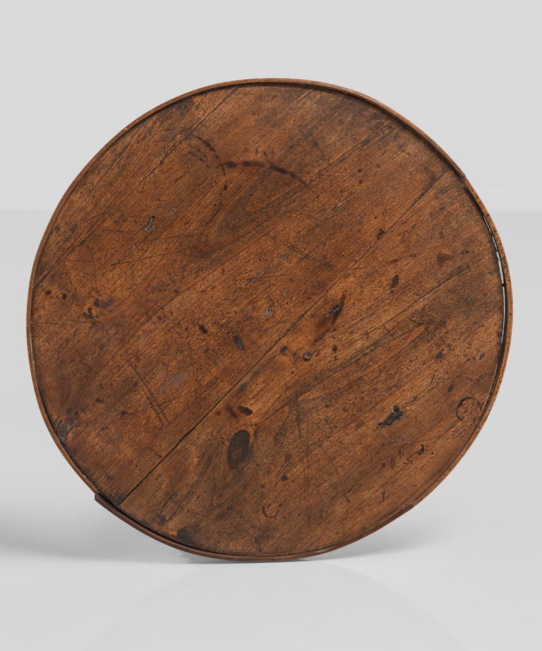 Walnut and Oak Primitive Side Table, France, circa 1860 at 1stDibs