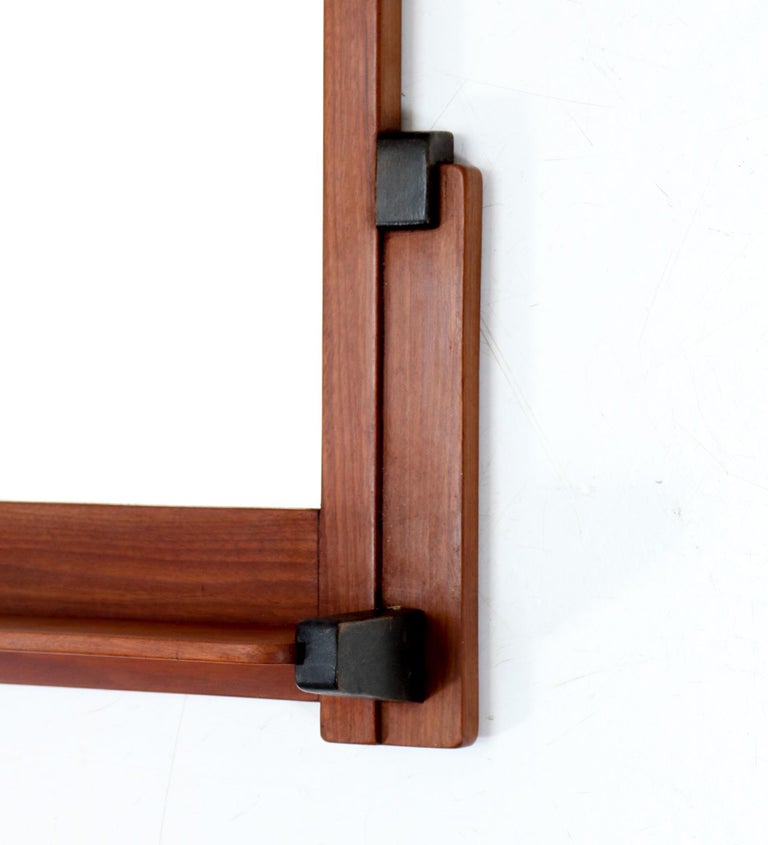 Walnut Art Deco Modernist Wall Mirror by Anton Lucas, 1920s For Sale at ...