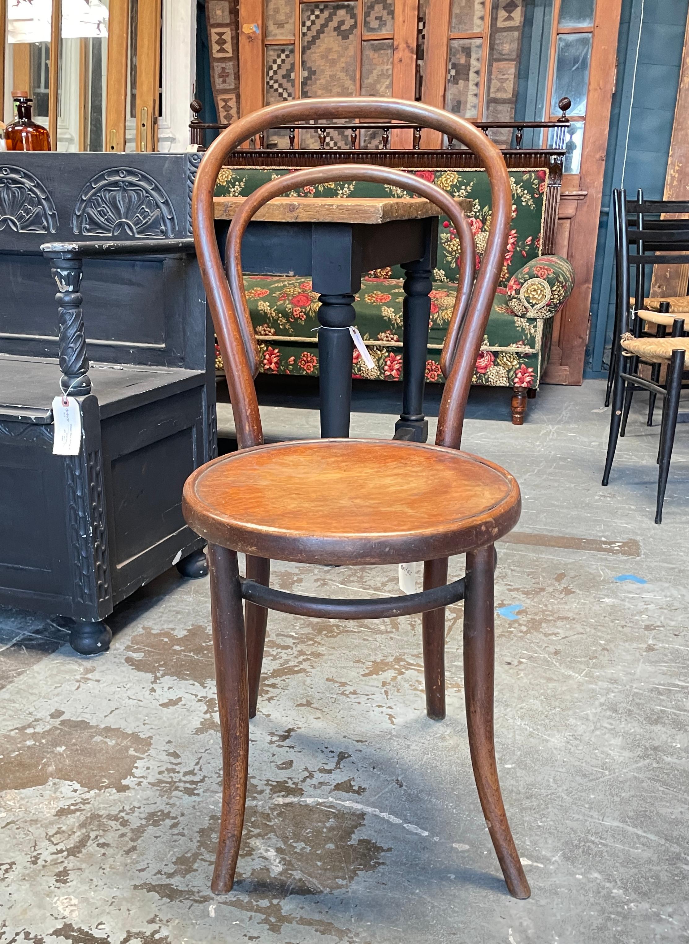 Walnut Bentwood Dining Chairs For Sale at 1stDibs
