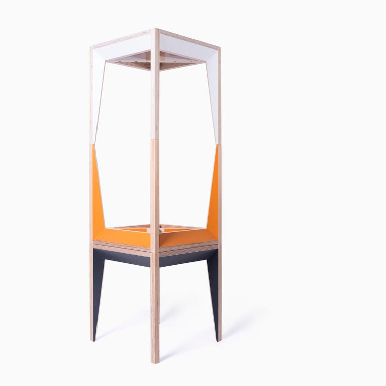 Walnut Black MiMi Side Table by Miduny, Made in Italy For Sale at 1stDibs