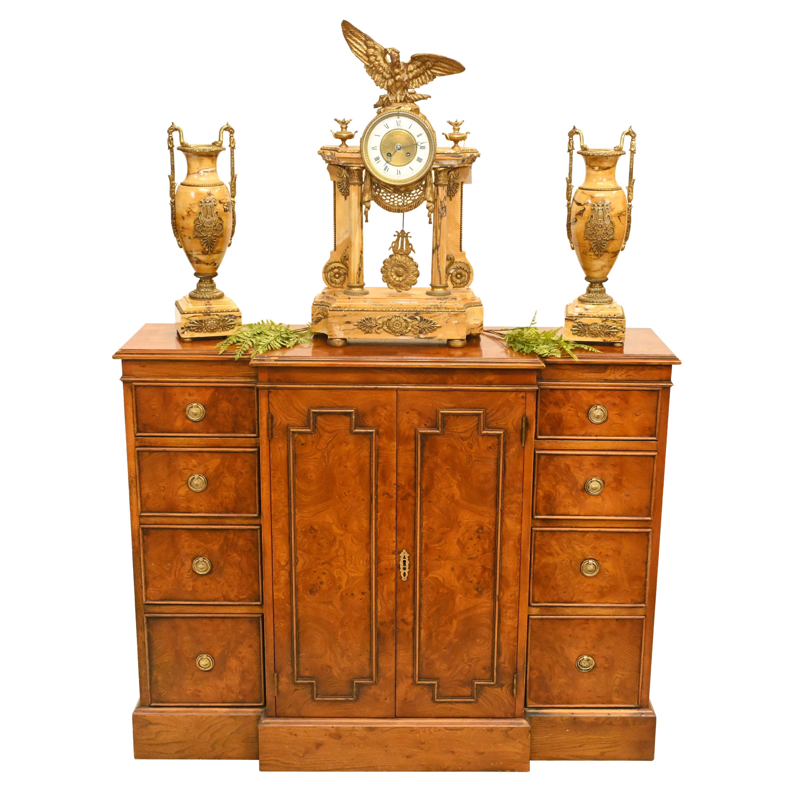 Oak Reverse Breakfront French Country Server, circa 1900 For Sale at ...