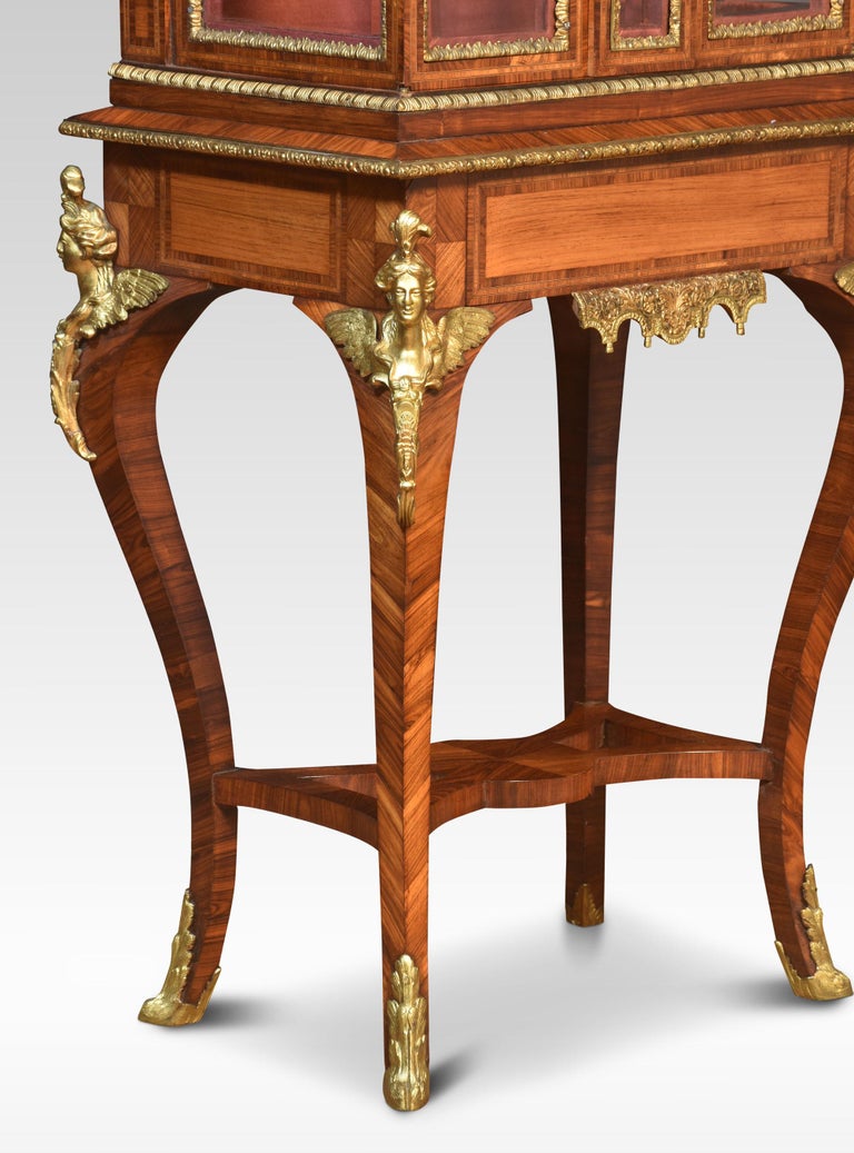 Walnut cabinet on stand For Sale at 1stDibs