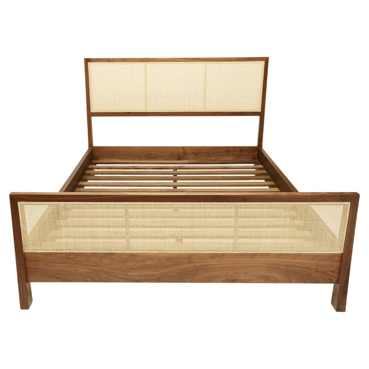 Caned Bed, Queen by Lawson-Fenning For Sale at 1stDibs | lawson fenning bed