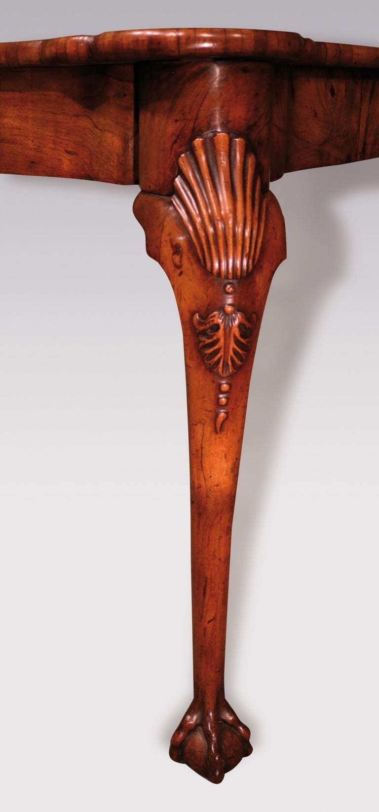 Walnut Card Table at 1stDibs