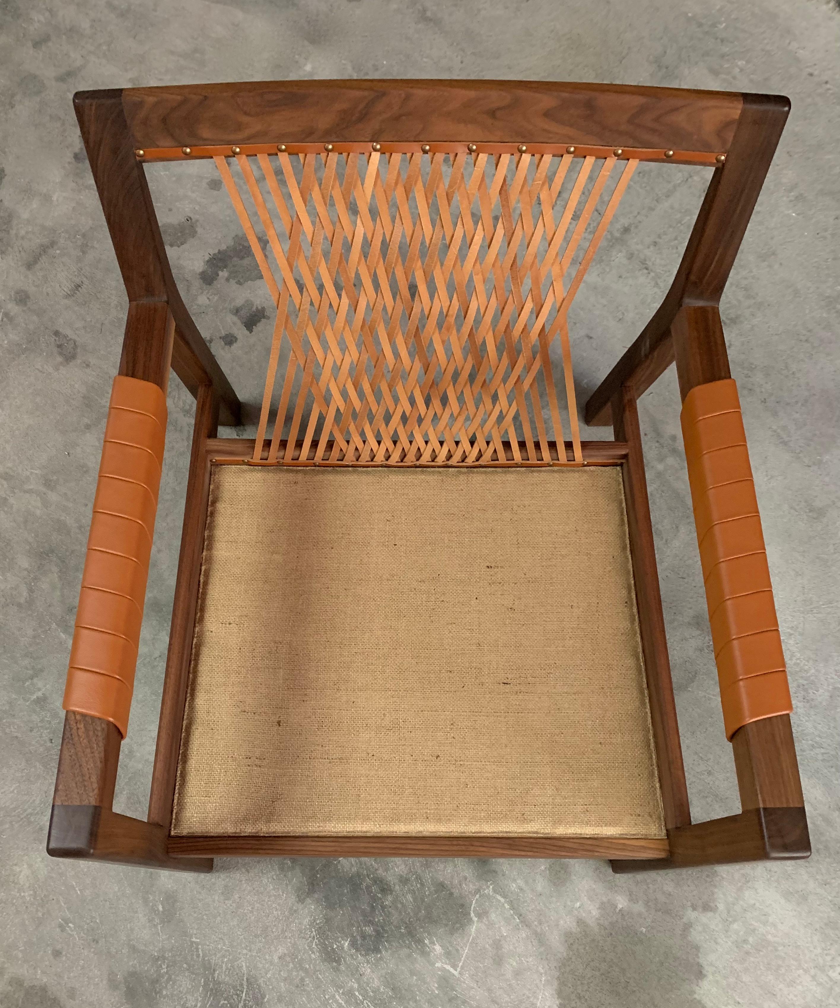 Walnut Carl Gustav Hiort af Ornäs 'Rialto' Arm Chair For Sale at 1stDibs
