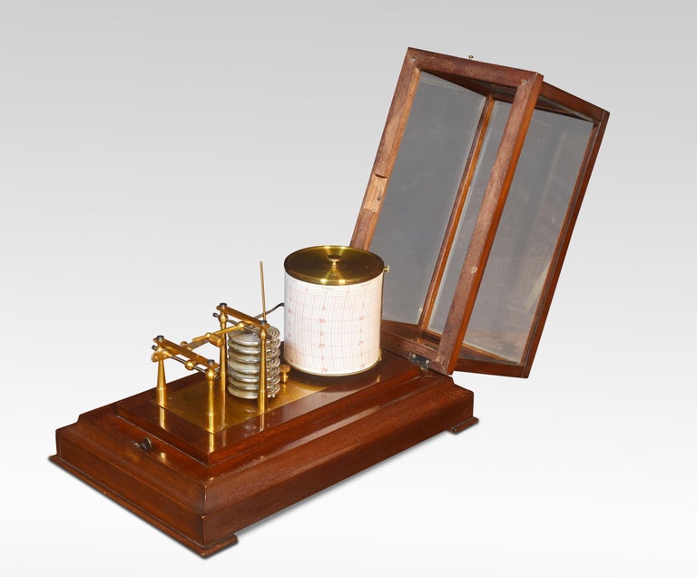 Walnut Cased Barograph by R. Stewart For Sale at 1stDibs