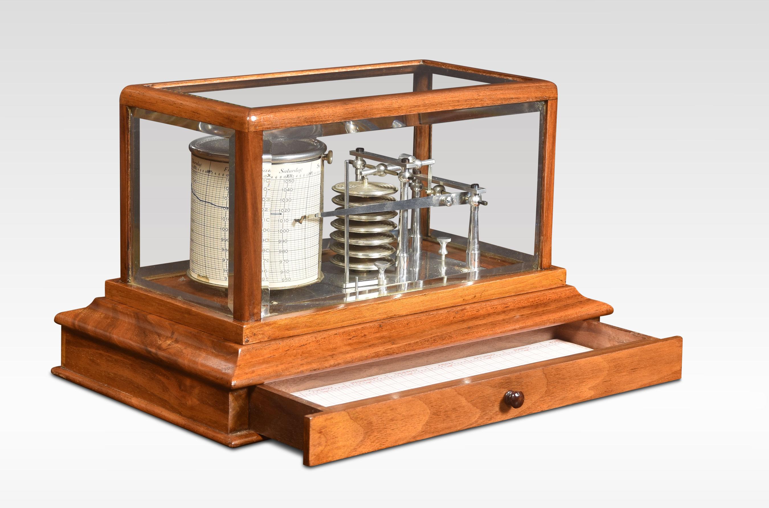 Walnut cased Barograph For Sale at 1stDibs | short and mason barograph ...