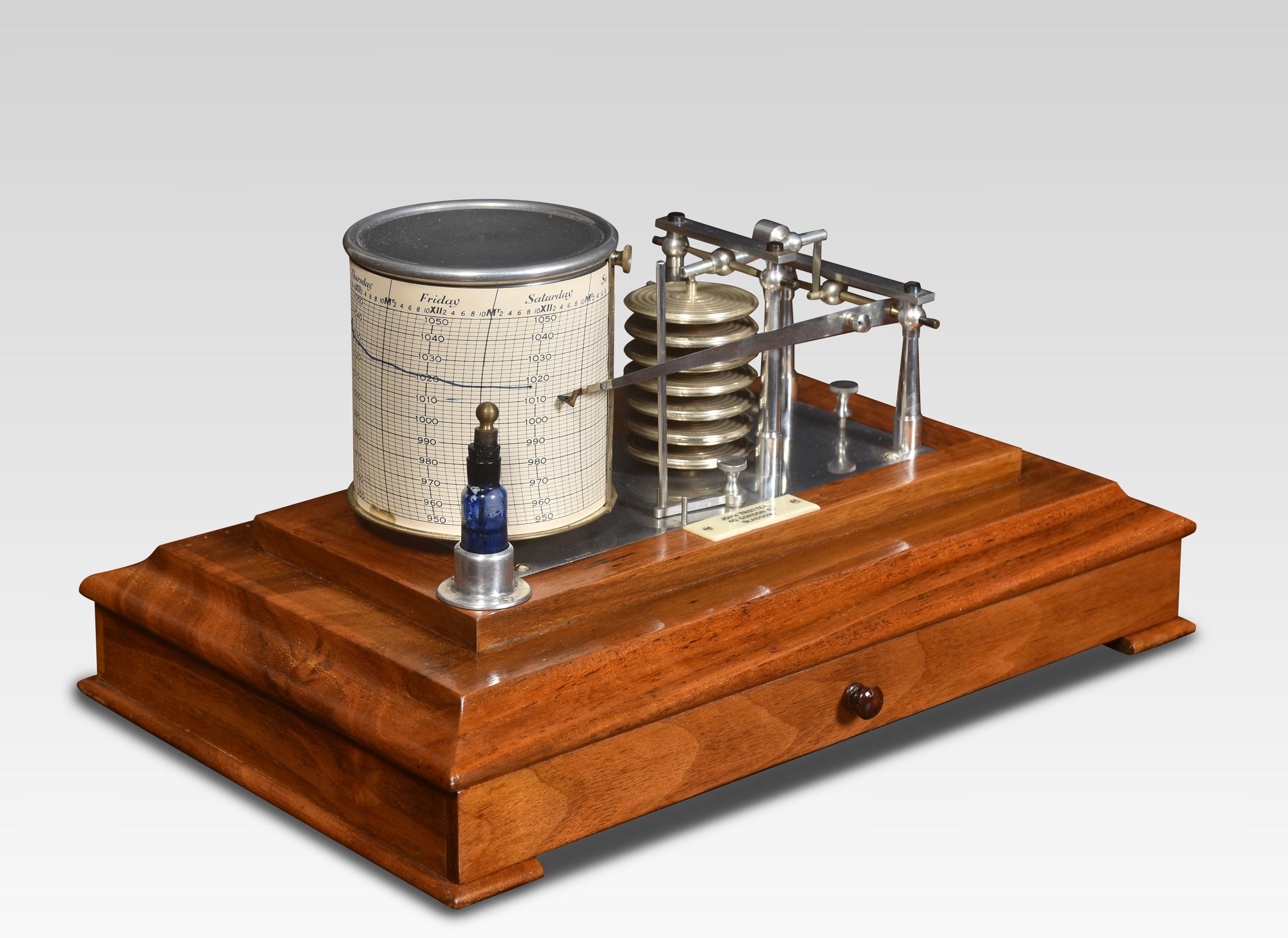 Walnut cased Barograph For Sale at 1stDibs | short and mason barograph ...