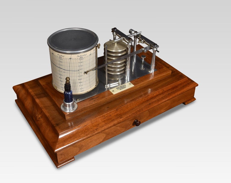 Walnut cased Barograph For Sale at 1stDibs