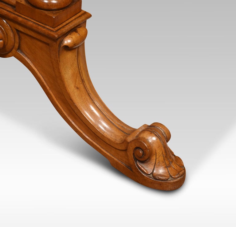 Walnut Center Table For Sale at 1stDibs