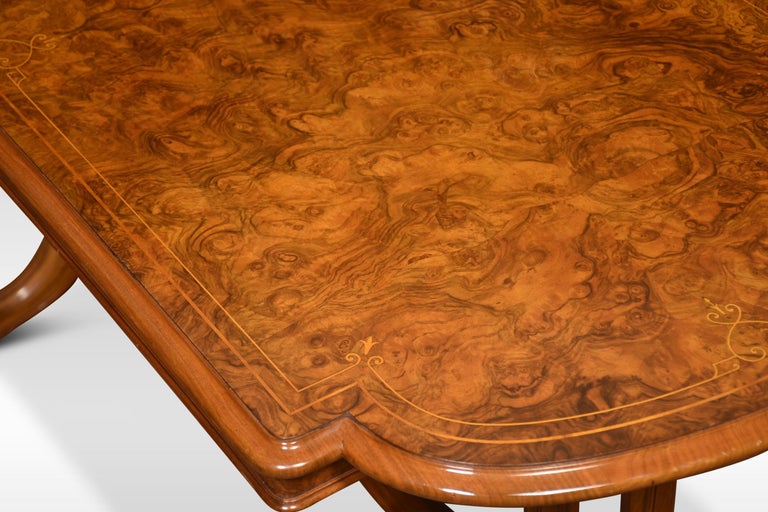 Walnut Center Table For Sale at 1stDibs