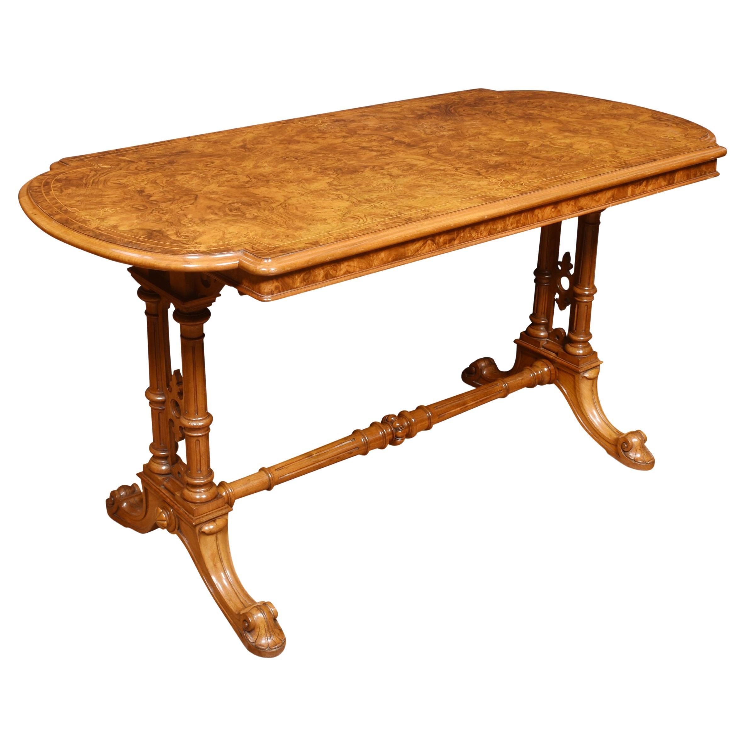 Carlo Bugatti Octagonal Walnut Center Table at 1stDibs